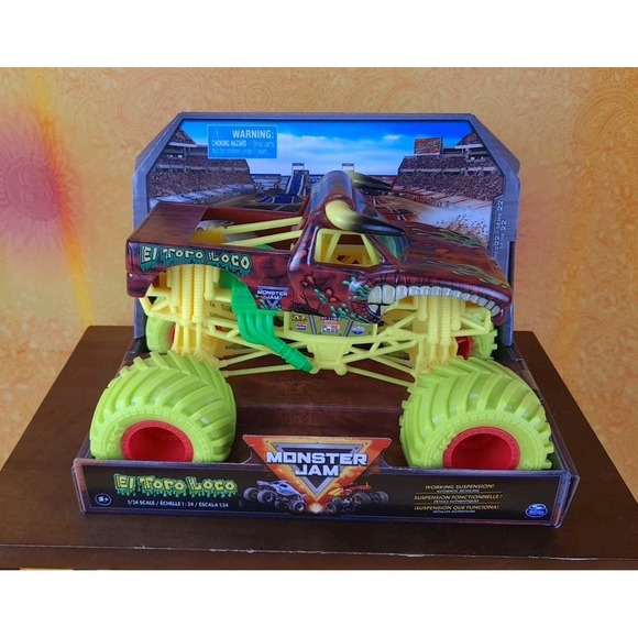 Monster Jam | Toys | Monster Jam El Toro Loco Truck 24 Spin Master ...